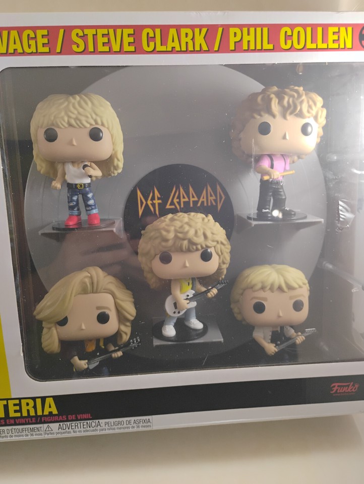 Def Leppard - Hysteria Vinyl Figures(Limited Exclusive)Funko Pop Album ...