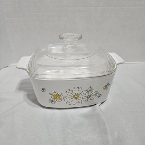 Vintage Corning Ware Daisy Design 2 Quart Baking Dish A 2 B with Lid | eBay