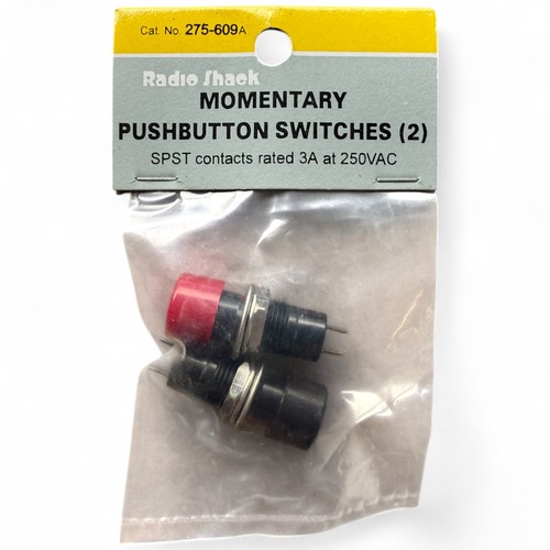 Archer Electronics Momentary Push Button Switch Radio Shack Positive ...