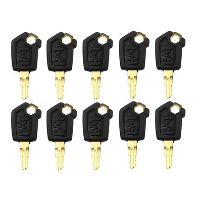 10Pcs Heavy Equipment keys for CAT 5P8500 Caterpillar Excavator ...