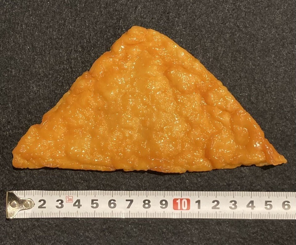 Food sample: Fried tofu triangle, large | eBay