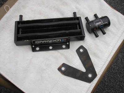 Harley Davidson Lockhart Oil Cooler + T-Stat + Bracket Shovelhead ...