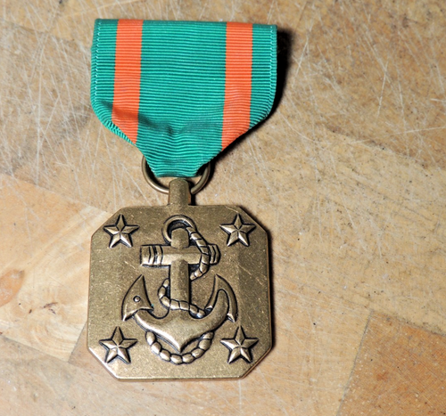 US Navy And Marine Corps Achievement Medal Full Size Anchor NAM Vintage ...