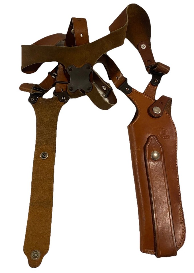 Vintage Jackass Leather Shoulder Holster with Belt Clip. Excellent ...