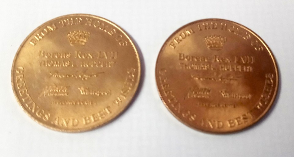 Lot 2 Saint Paul, MN Winter Carnival 1993~Boreas Rex LVII Medallion ...