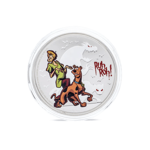 2024 Niue Warner Bros Scooby Doo Ruh Roo 1 oz Silver Colorized Proof ...