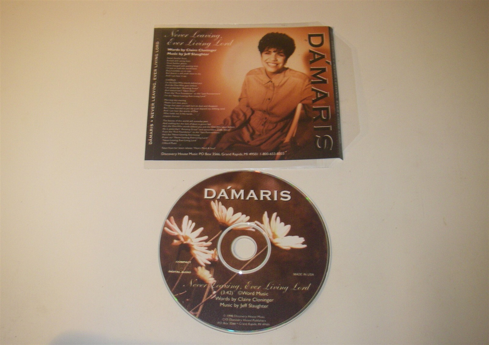 DAMARIS NEVER LEAVING EVER LIVING LORD CD ONLY NO CASE R5241 | eBay
