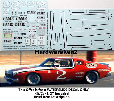 NASCAR DECAL # 2 CAM 2 1975 AMC MATADOR BOBBY ALLISON 1/25 | eBay