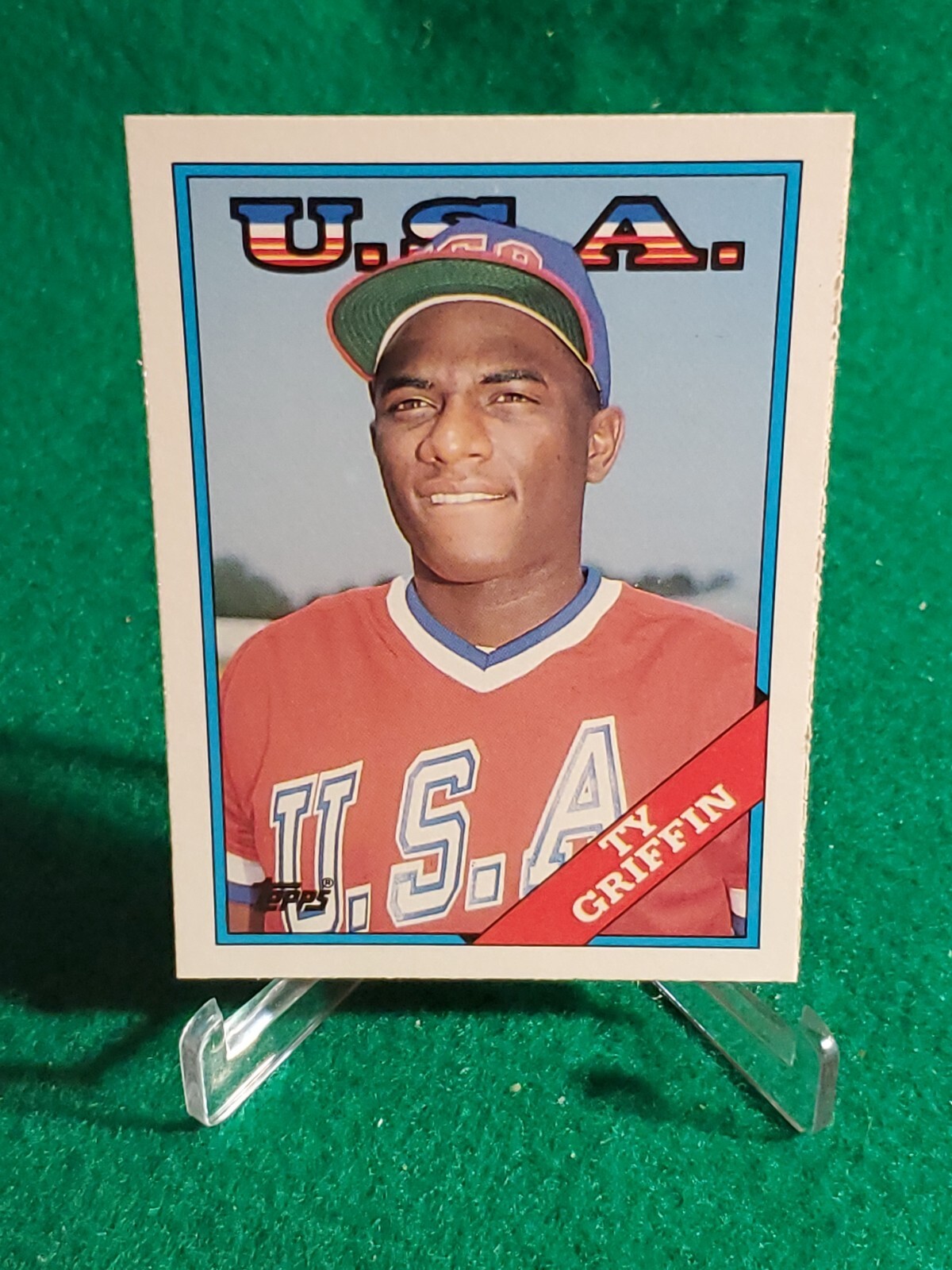1988 Topps Traded #44T Ty Griffin USA Chicago Cubs XRC Rookie RC ...