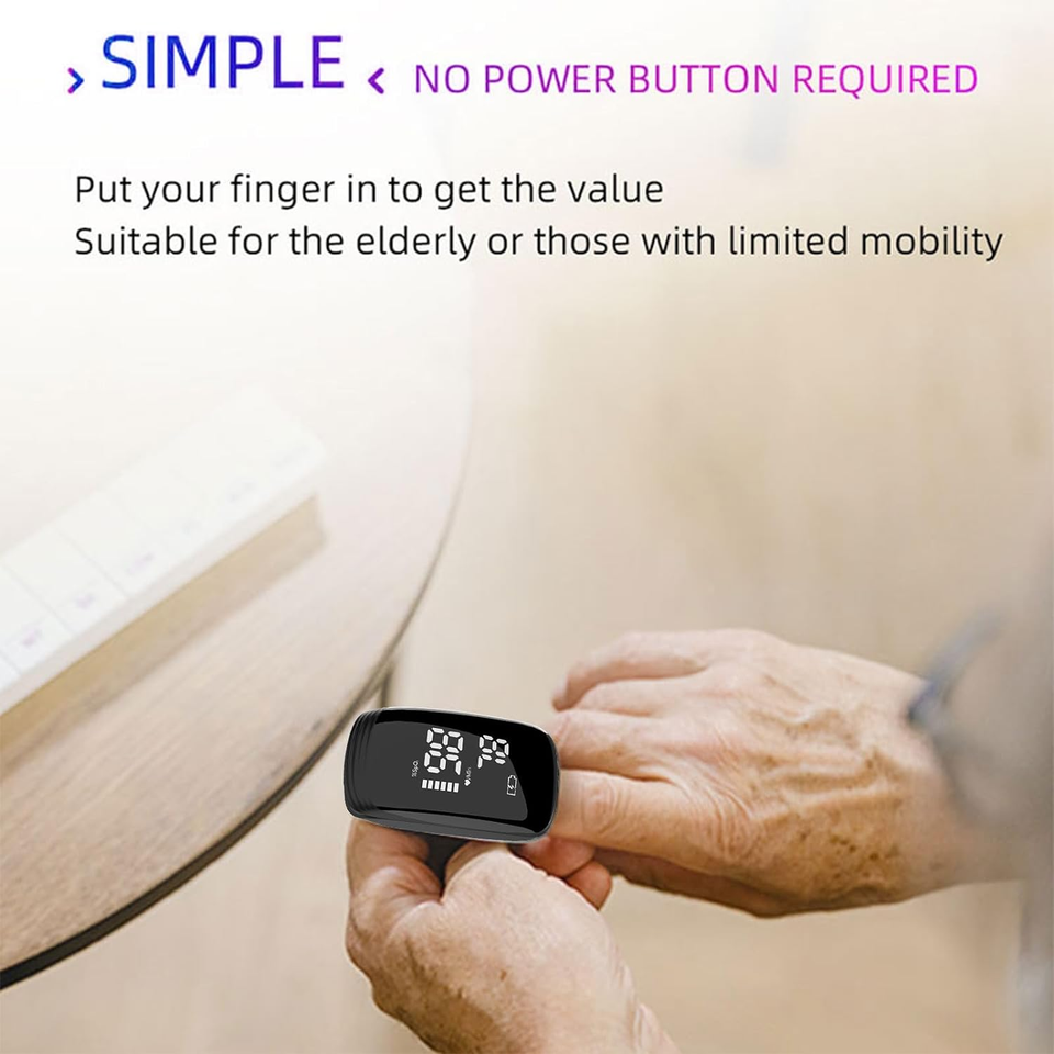 Pulse Oximeter, Blood Oxygen Meter, Fingertip Pulse Oximeter, Rechargeable Pulse | eBay