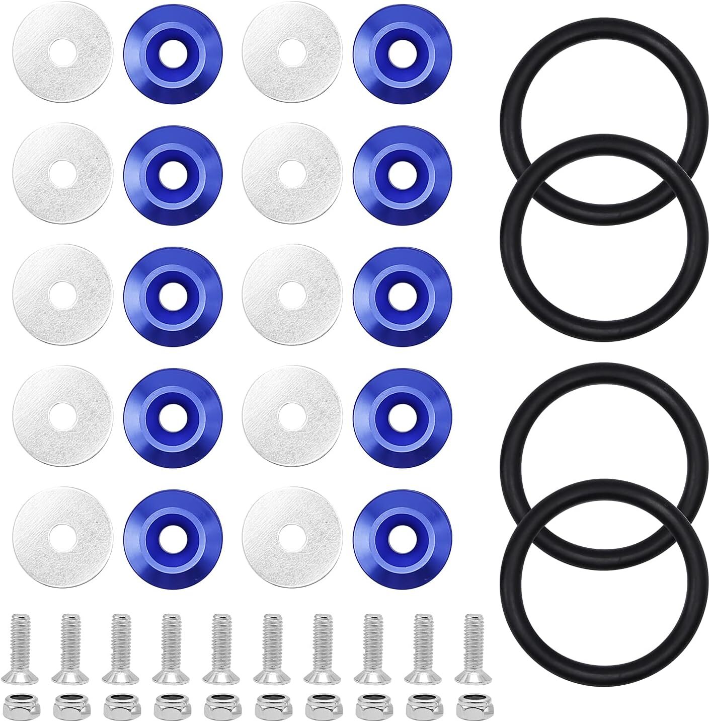 JDM Quick Release Fasteners Bumper Holders Front Rear Trunk Band Fender ...