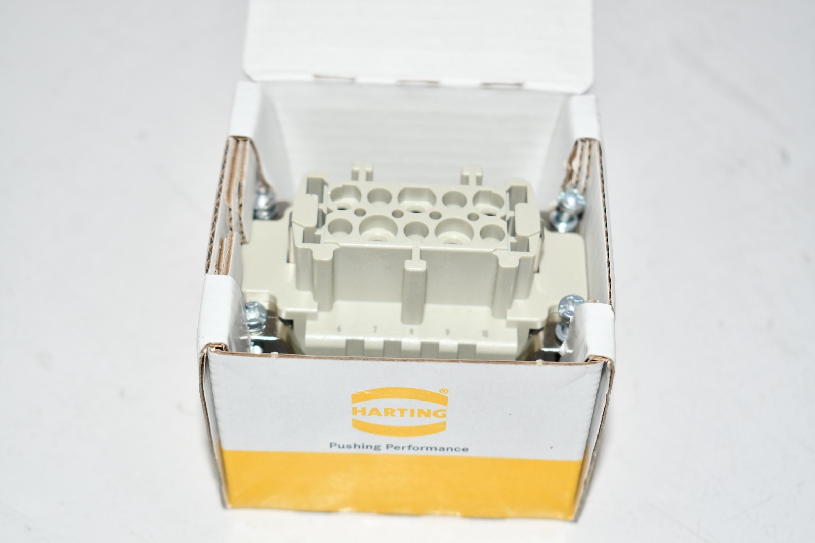 NEW HARTING 09330102748 Connector Power Heavy Duty Han 10 ES Press - F ...