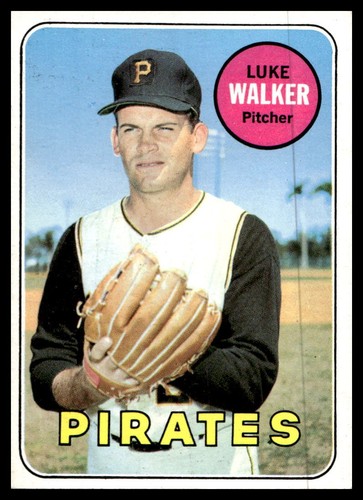 1969 Topps #36 Luke Walker Pittsburgh Pirates NM-MT | eBay