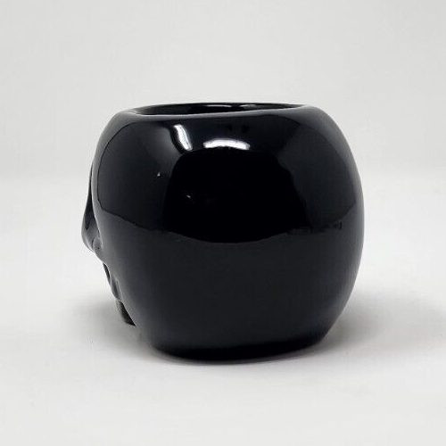 Black Killstar Cranium Planter Decor Gothic Statement Piece | eBay