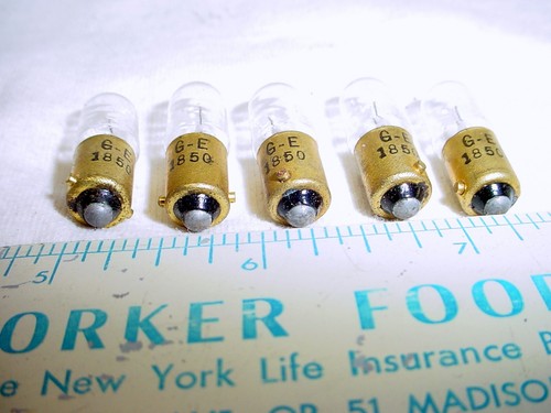 General Electric GE 1850 Ge1850 Miniature Lamps Light Bulbs 5v 0.09a ...