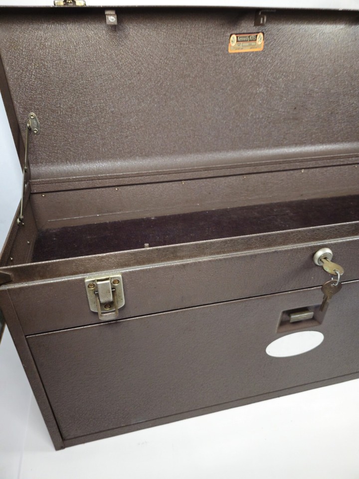 Vintage Kennedy No. 526 Toolbox 8 Drawer Machinist Tool Box Chest ...