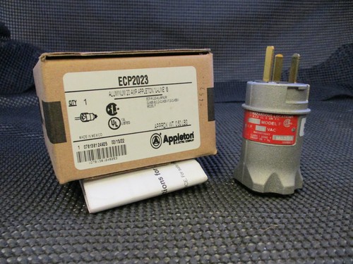 NEW APPLETON ECP2023 20A EXPLOSION PROOF PLUG *SAME DAY SHIPPING* | eBay