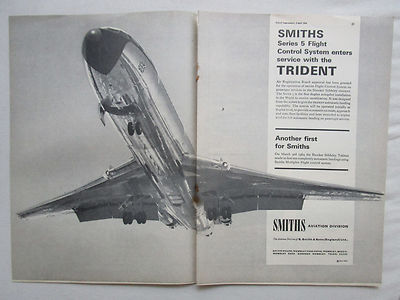 4/1964 PUB SMITHS INDUSTRIES SERIES 5 FLIGHT CONTROL SYSTEMS TRIDENT ...