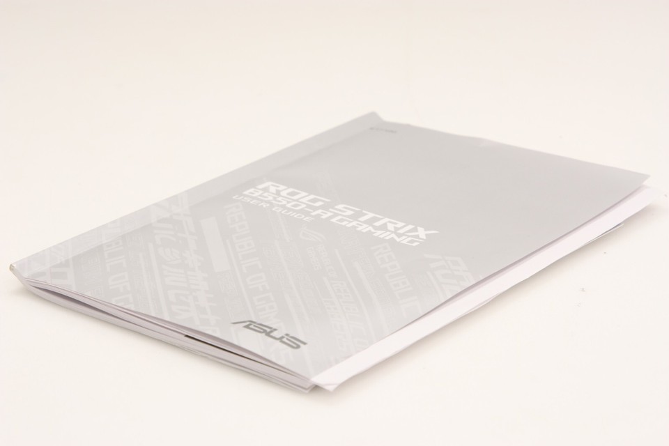 ASUS ROG Strix B550-A Gaming Motherboard User Guide / Manual w/ DVD ...