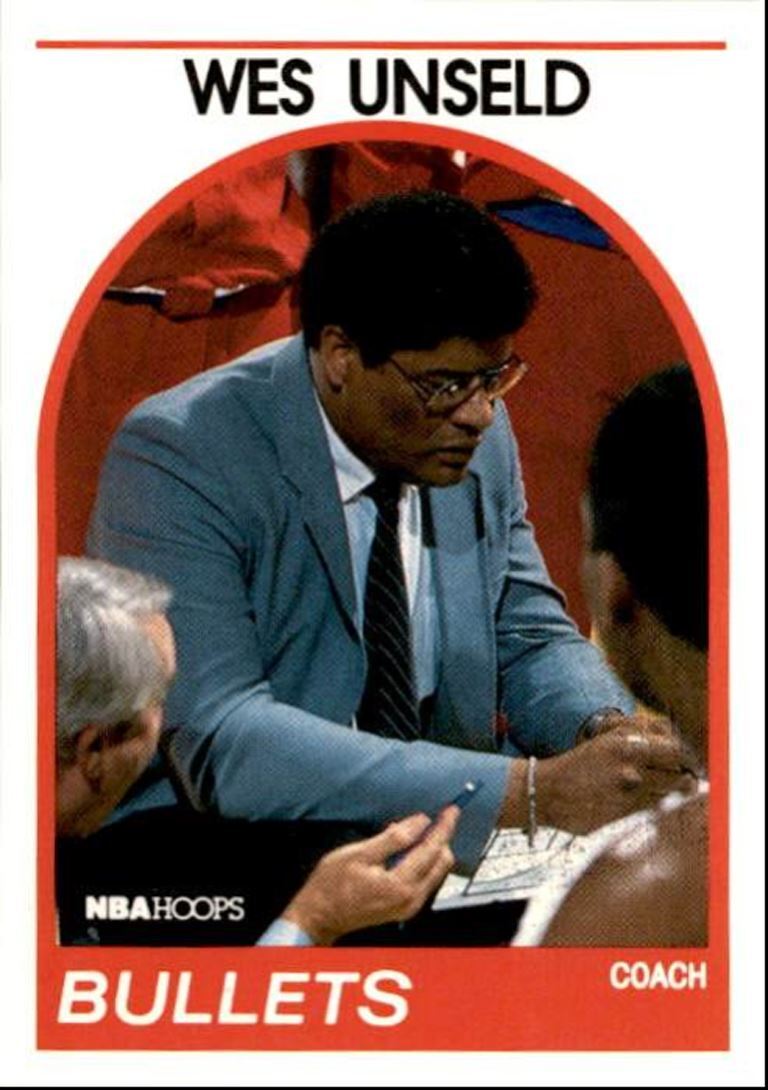 1989-90 Hoops Basketball Card Wes Unseld Washington Bullets #53 | eBay