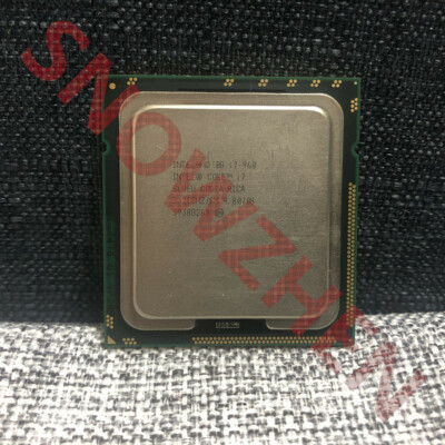 Intel Core i7-960 CPU Quad-Core 3.2 GHz 8 MB LGA 1366 SLBEU Processor ...