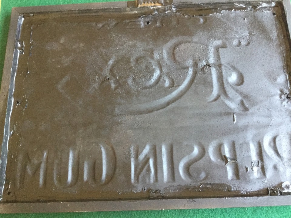 Original RARE antique vintage REX "Pepsin Chewing Gum" tin sign | eBay