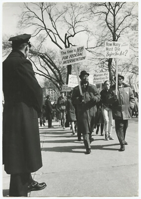 Paul CONKLIN: Civil Rights, Selma Protest DC, 1965 / VINTAGE / STAMPED ...