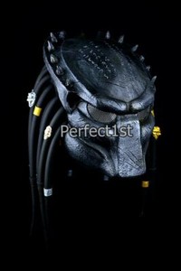 PREDATOR Gray MASK WOLF Rubber Latex Mask Cosplay Helmet Halloween ...