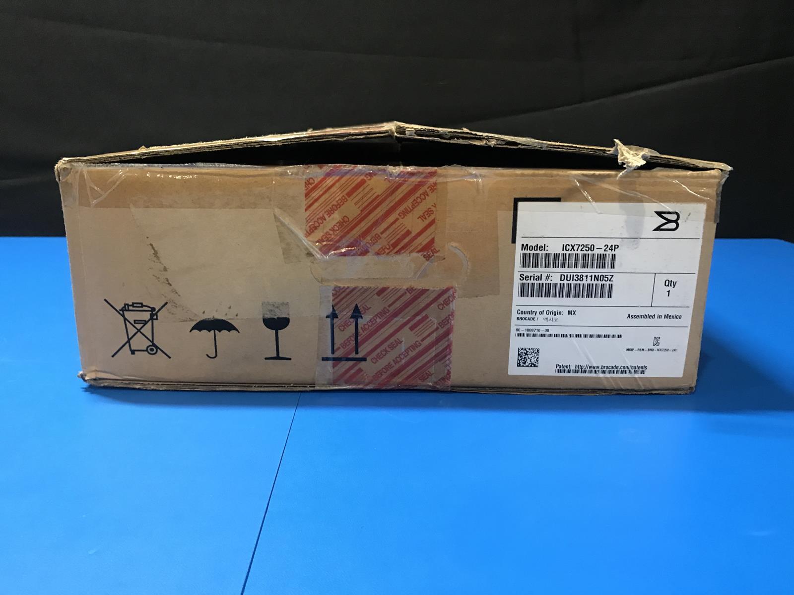 Brocade ICX7250-24P Rack-Mountable Gigabit Ethernet Switch for sale ...