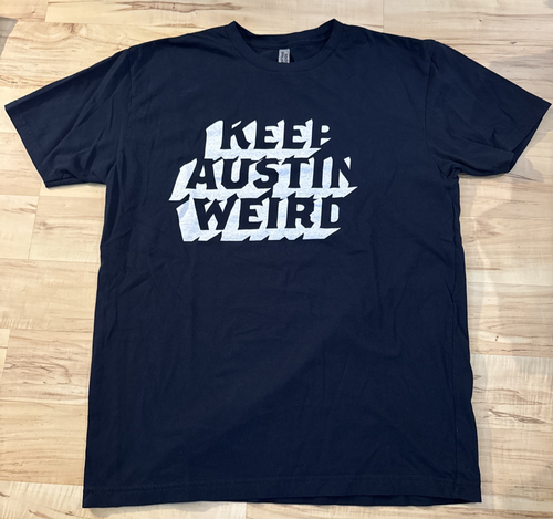 Keep Austin Weird Black T-shirt Size Medium Cotton | eBay