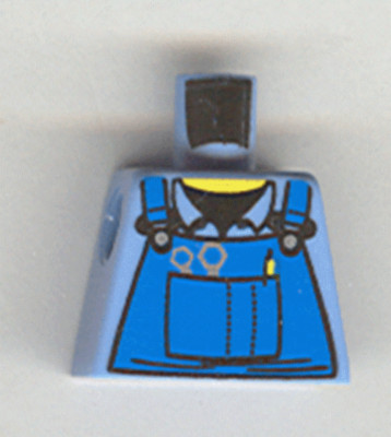 LEGO 973pb0410 Torso Mechanic Overalls with Silver Wrenches and ...