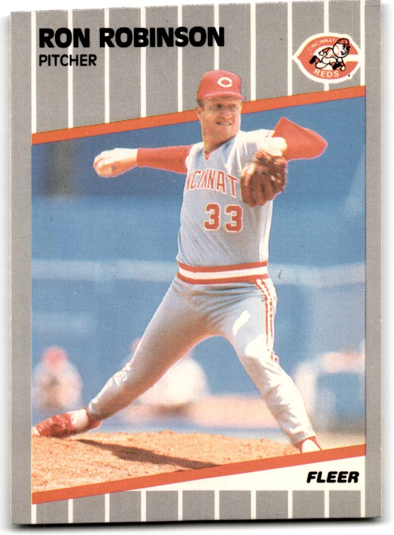 1989 Fleer Ron Robinson Cincinnati Reds #169 | eBay
