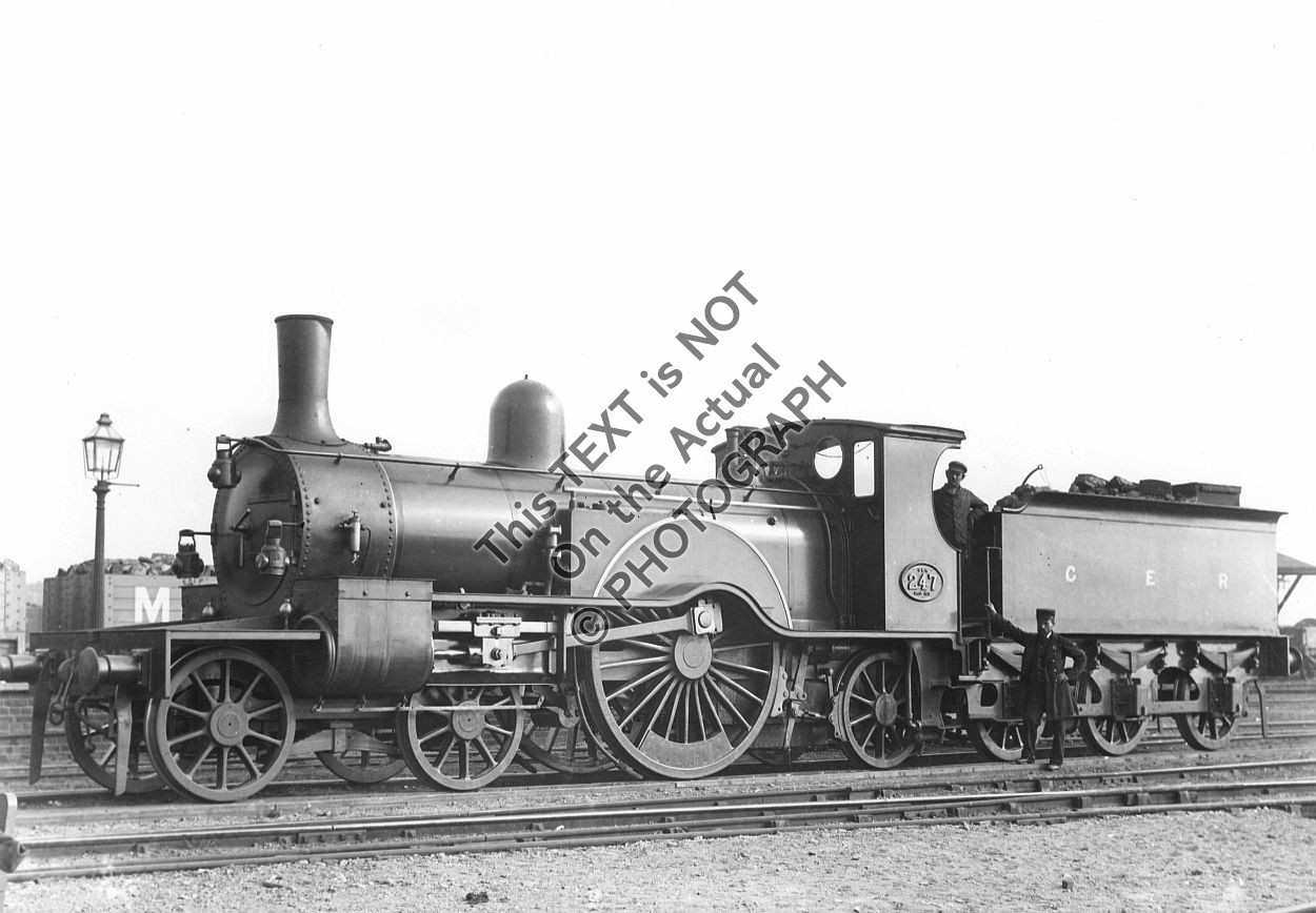 Great Eastern Railway GER Class 245 4-2-2 #247 Train Locomotive LARGE ...