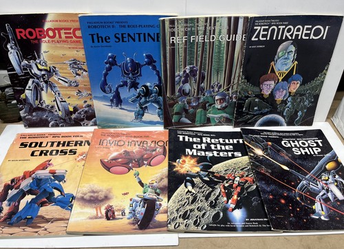 Robotech RPG Game Books Lot Of 8 Vintage 1980s 80s Palladium Books ...