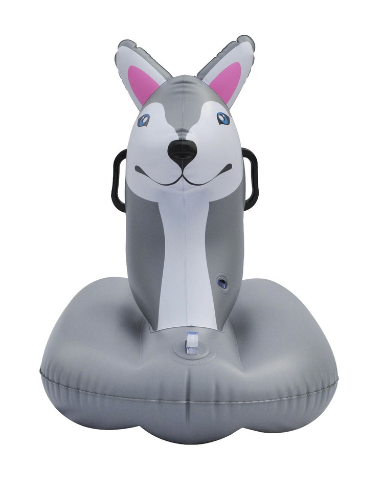 Jet Creations Inflatable Husky Dog Ride On – Kids Pool Float & Winter ...