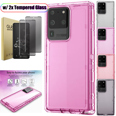 For Samsung Galaxy S20 Ultra S20+ 5G Clear Shockproof Case Cover ...