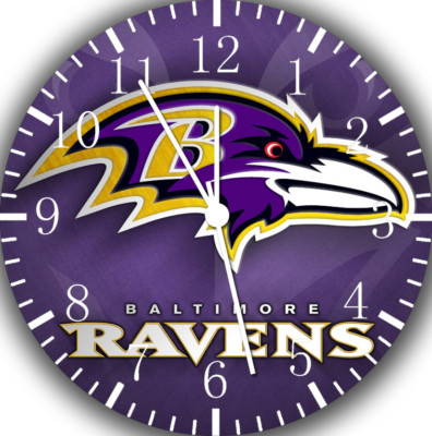 Baltimore Ravens Frameless Borderless Wall Clock For Gifts or Home ...