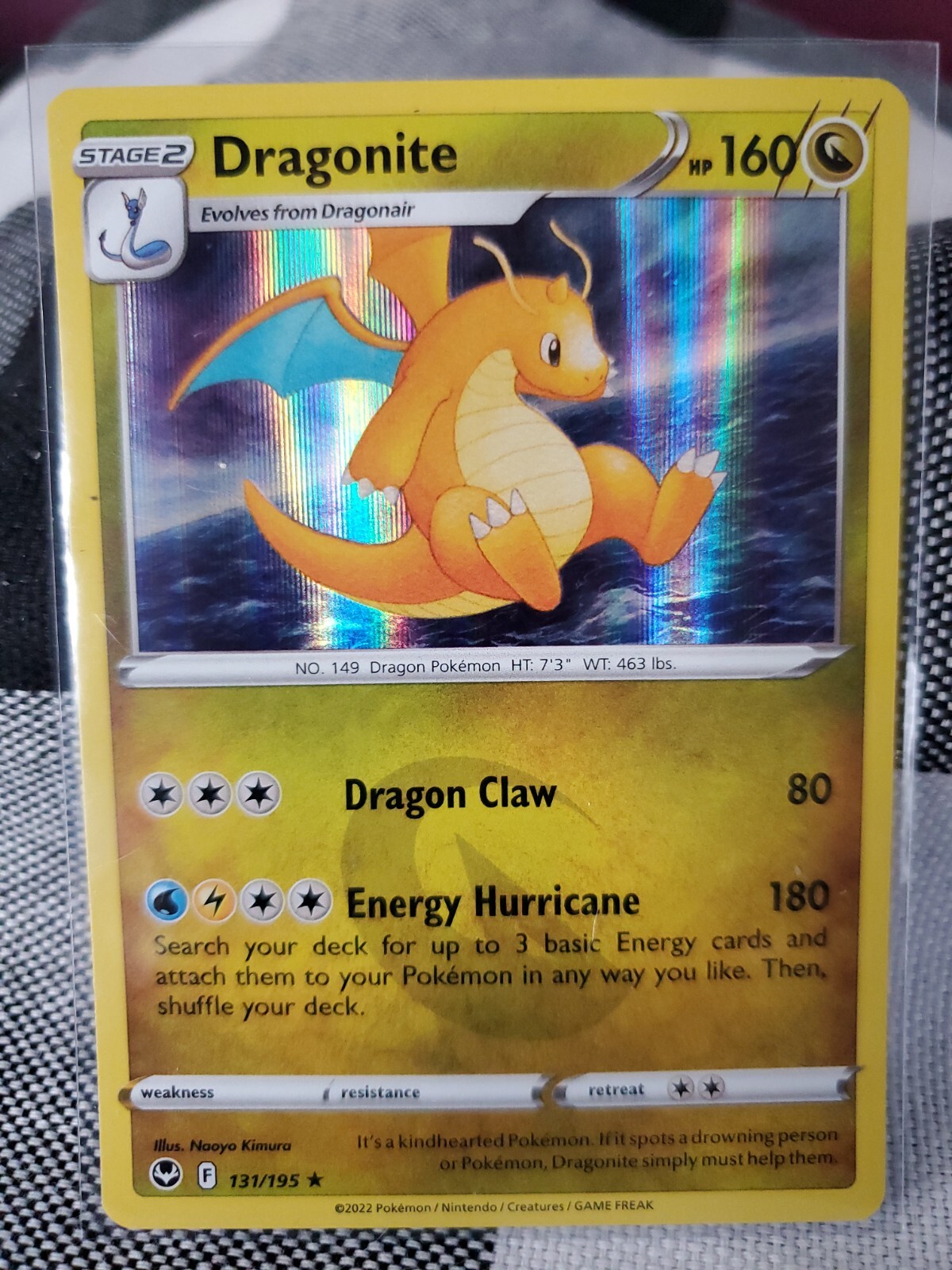 Pokemon Dragonite 131/195 Ultra Rare Silver Tempest | eBay