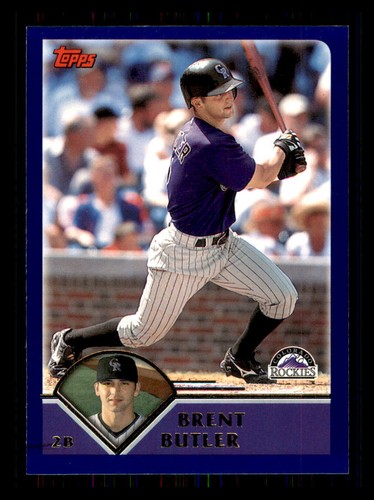 2003 Baseball Topps Brent Butler Colorado Rockies #231 | eBay