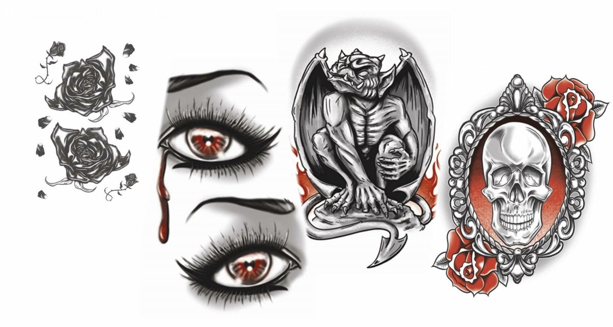 Fake Biker Tattoos Biker Born To Ride Tattoo – Tattoo For A Week