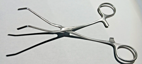 Pilling 35-7197 Kartchner Carotid Clamp, Angled Serrated Tip 3/8" x 1 ...