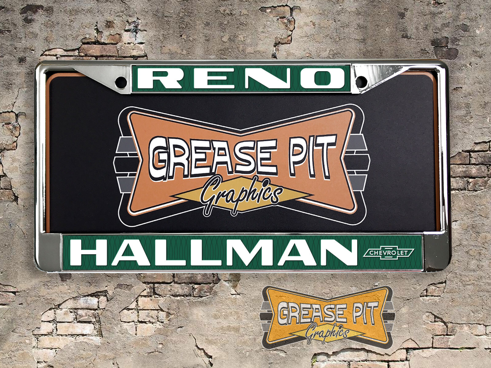 Hallman Chevrolet Reno License Plate Frame | eBay