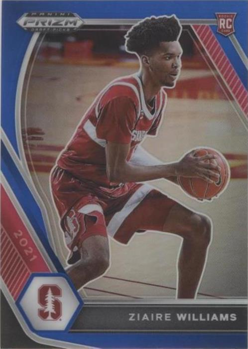 2021-22 Panini Prizm Draft Picks - Variation Ziaire Williams #15 Blue ...