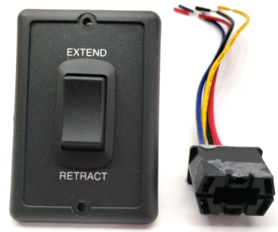 SIGMA RV SLIDE OUT EXTEND RETRACT SWITCH +BEZEL, RELAY BLACK, T85 | eBay