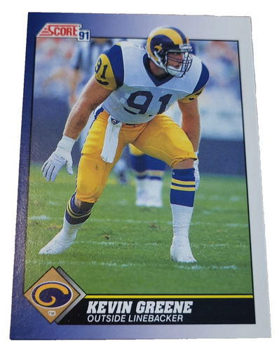 1991 Score #91 Kevin Greene Los Angeles Rams NFL Football Card (E3 | eBay