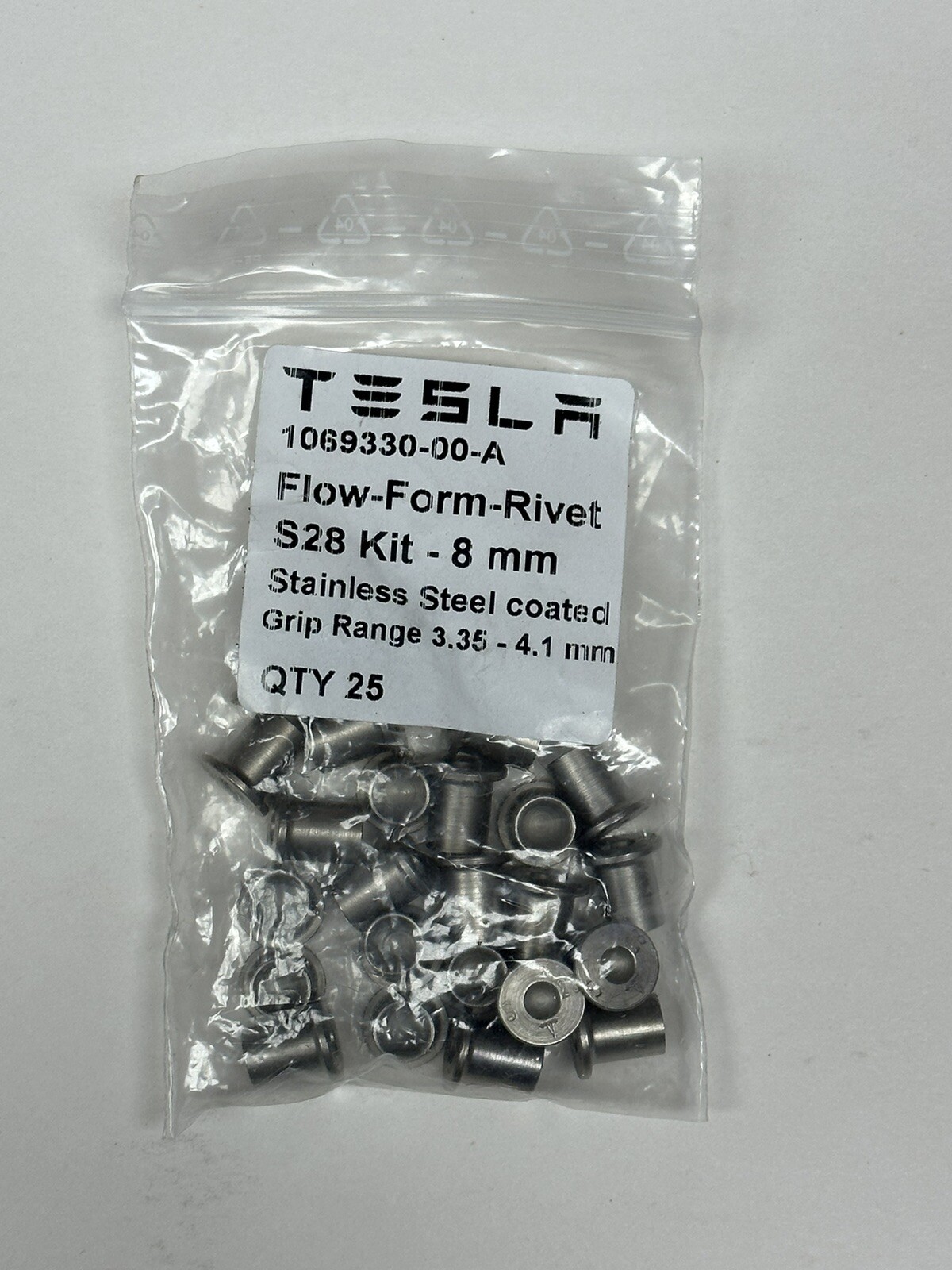 Tesla 1069330 00 A Flow-Form-Rivet S28 Kit-8mm | eBay