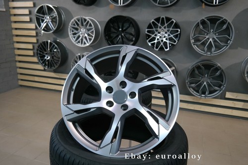 4 x 20 Inch 5x108 Grey Half Matt Wheels: Fits For Volvo XC60 XC90 S60 ...