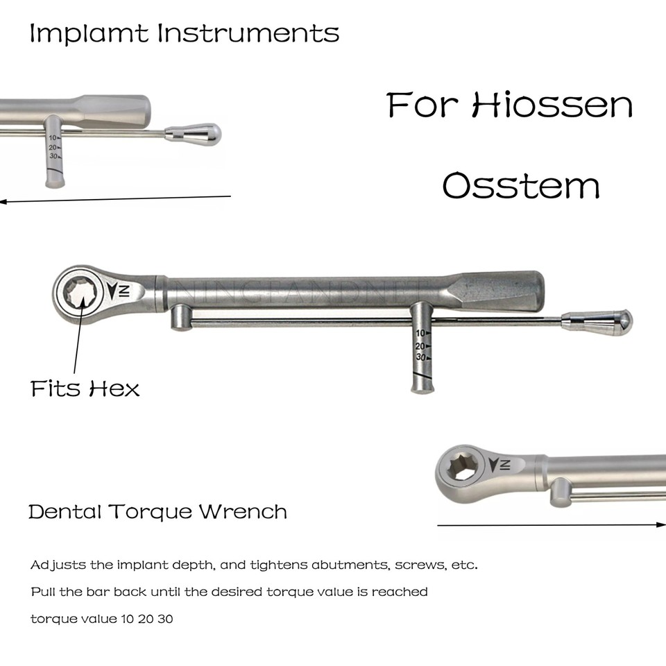 Implant Locator Abutment Ratchet Driver Dental For Hiossen Torque ...
