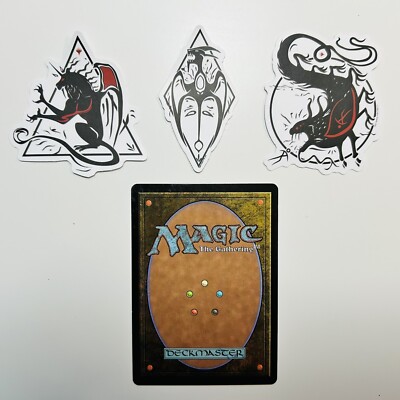 MTG Sticker, MAGIC THE GATHERING Stickers Decal ☀️💧🪦🔥🌳 | eBay