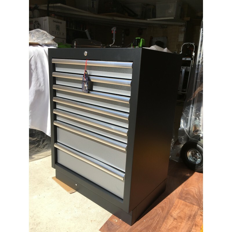 2.6M Professional Mechanics Drawer & Single Door Workbench Heavy Duty ...